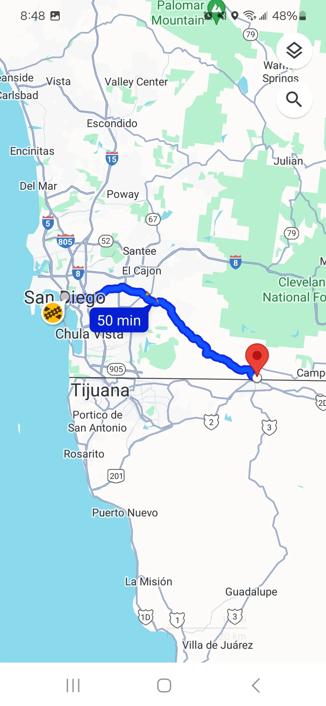 Driving from San Diego to Mexico - Cross Border Coverage